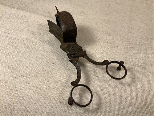 Antique Victorian Candle Snuffer & Wick Trimmer Steel Scissors ...