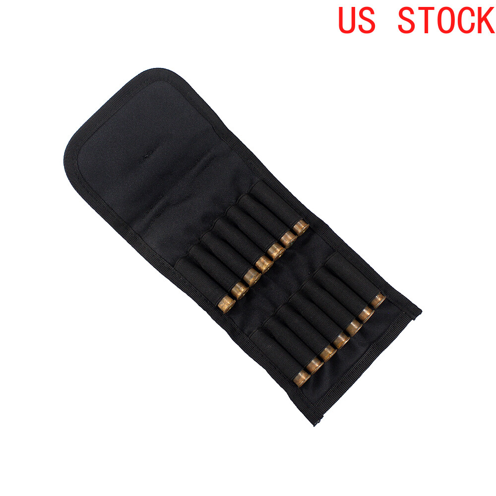 Tactical MOLLE 14 Rounds Rifle Shell Holder Folding Cartridge Carrier ...