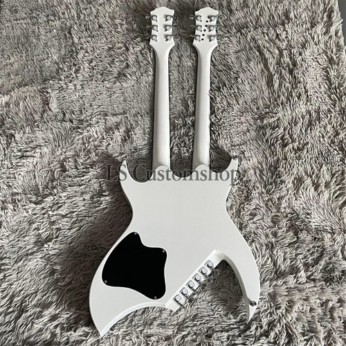 Rich B Double Neck Electric Guitar BC Bich 12+6 String Solid Body Fast ...