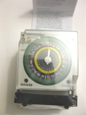 orbis A006.05.46826 crono timer day and week 230V 100h Reserve 1601 ...