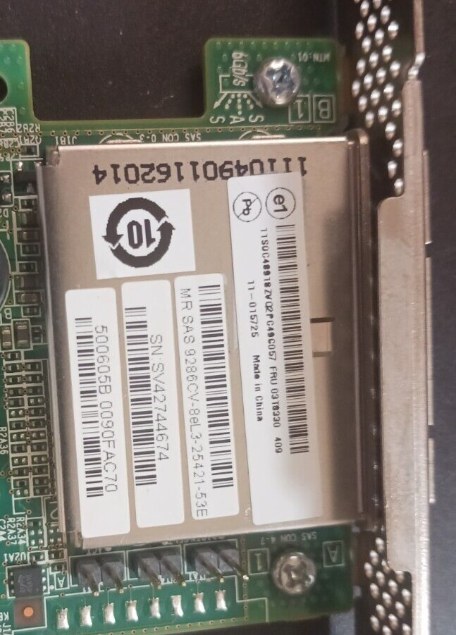 LSI Logic 500605B 6Gbps 2 Ports SAS PCI Express RAID Controller Card L4-25436-04 | eBay