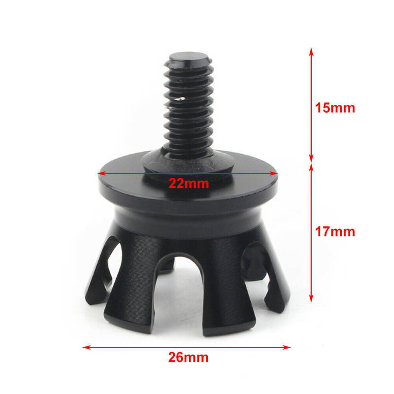Aluminum Crown Rear Seat Bolt Mount Screw Cap For Harley Road King ...