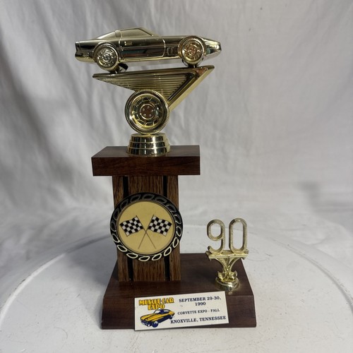 Vintage Race Car Trophy Racing Speed Vehicle Transportation Car Show ...