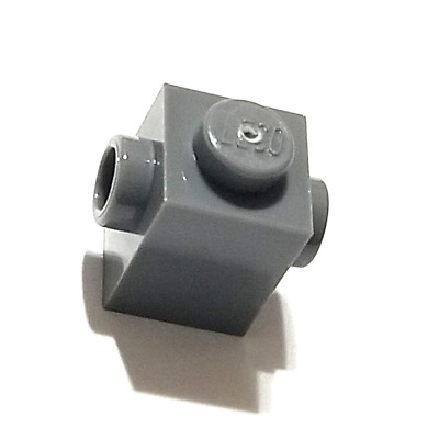 LEGO 1x1 Brick Modified with Studs on 2 Sides Dark Bluish Gray Part ...