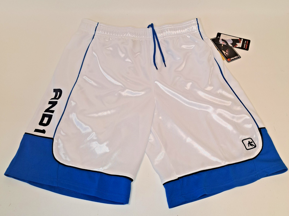 3XL And1 Mens Basketball Gym Workout Shorts 3XL Blue White 48"-50 ...