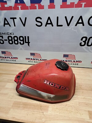 1982 HONDA ATC200E ATC200 E BIG RED FUEL GAS TANK With Cap And Petcock ...