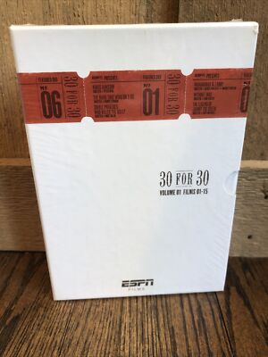 ESPN 30 For 30 DVD Set Vol. 1 Films 01-15. Brand New. Sealed ...