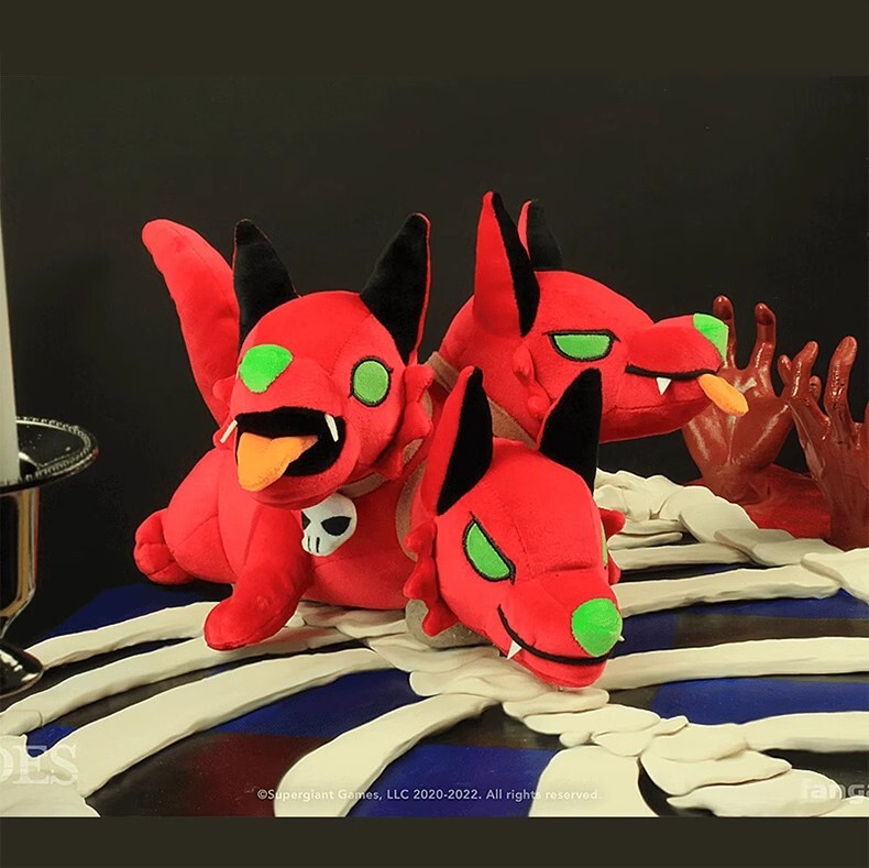 Hades Cerberus Game Boss Dog Figure Collector Soft Plush Toy Stuffed ...