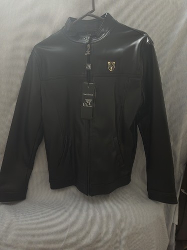 GA Milano Black Leather Jacket Men's Sz. M (New) | eBay
