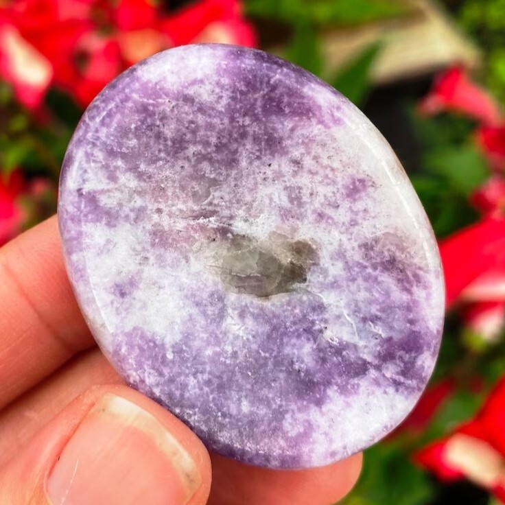Natural Crystal Worry Stone: Choose Gemstone (Crystal Healing Pocket ...