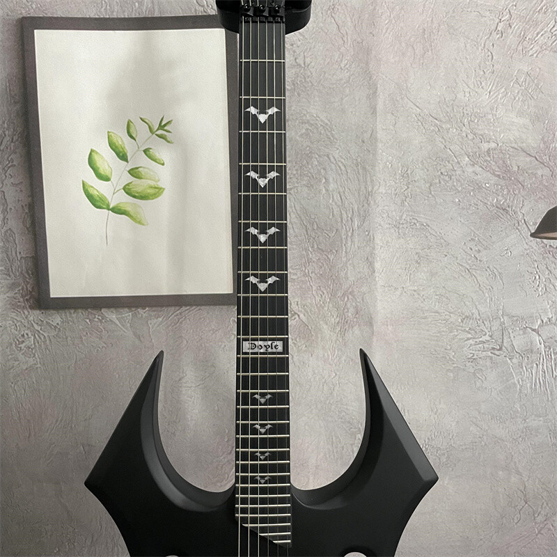 Custom Doyle Von Annihilator Matte Black Electric Guitar Solid Floyd ...