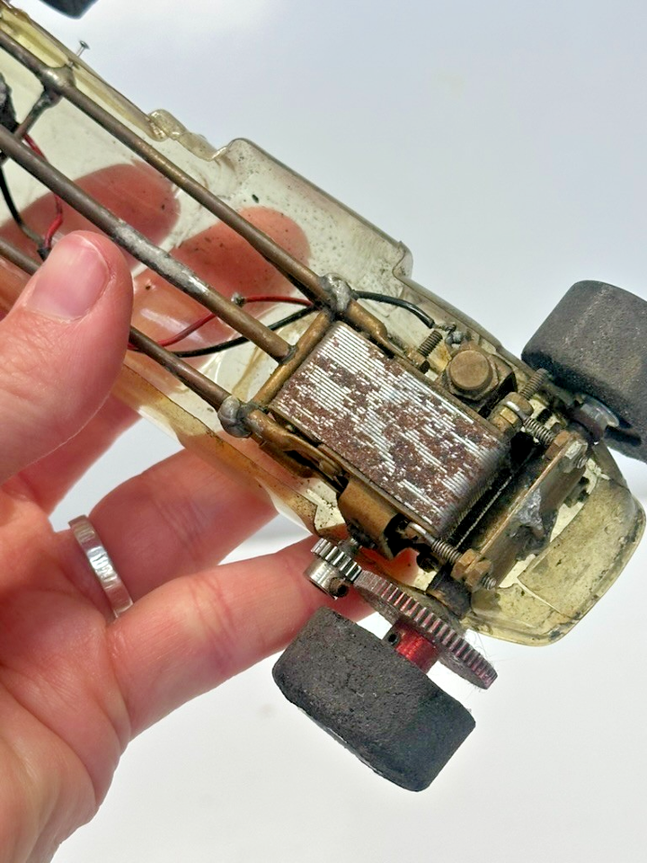 1960s Russkit Formula 1 Race Car w/ Hand Built Chassis Slot Car Working ...