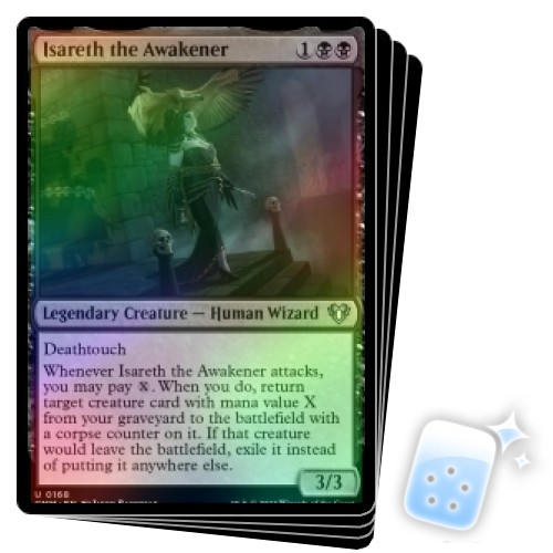 FOIL ISARETH THE AWAKENER X4 Commander Masters Magic MTG MINT CARD | eBay