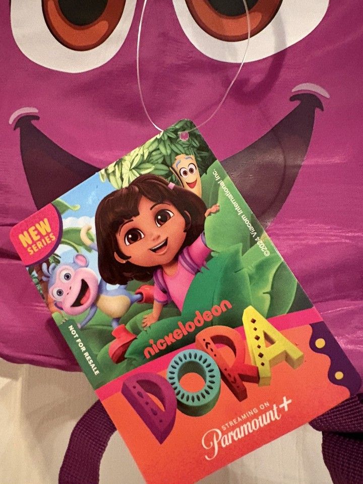 Dora Explorer bag Backpack Official Purple Soft Backpack Toys Kids Gift ...