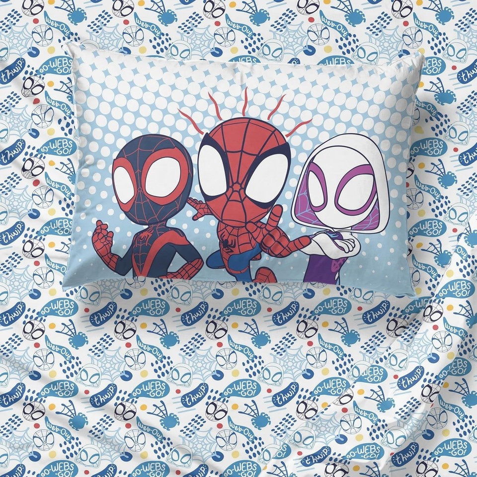 Spider-Man "Spidey & Amazing Friends" Kids Bed Set-AB0FJ1WRK685 ...