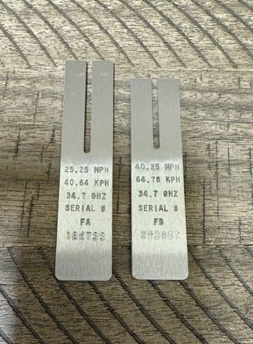 Police Radar Tuning Fork 25 And 40 MPH K Band | eBay