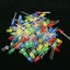 10 100 1000pcs 5mm diode 2pin Round white/red/blue/green/yellow LED ...