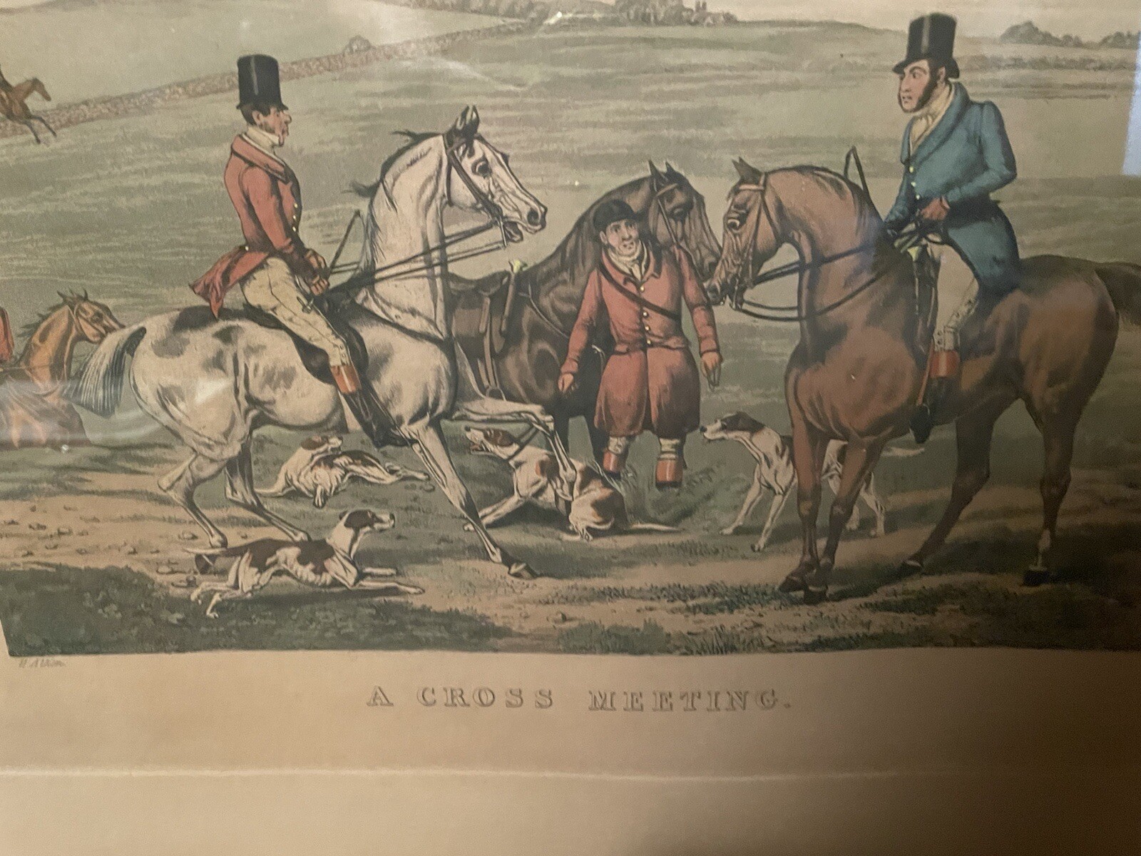 Henry Thomas Alken “A Cross Meeting ” Hunting Incident Collection ...