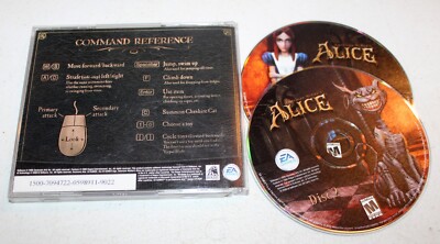 American McGee's Alice (PC Windows, CD-ROM, 2000) 2 DISCS, No Manual ...