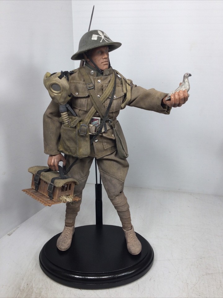 1/6 CUSTOM (OOAK) HASBRO GI JOE WW1 US SIGNAL CORPS NCO W/ CARRIER ...