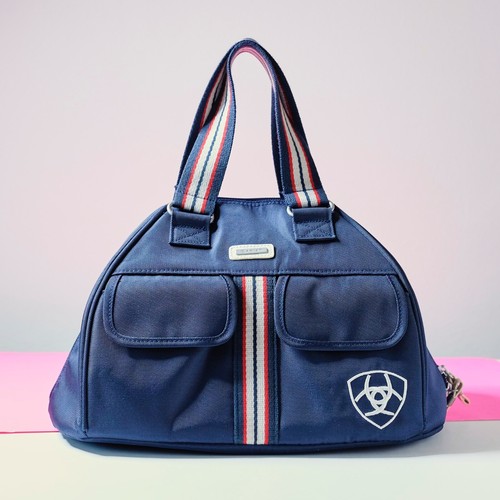 Ariat Equestrian Helmet Gear Bag Blue Red White Zipper Double Handles ...