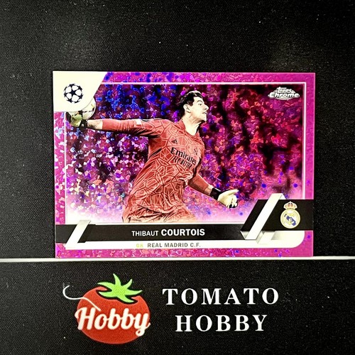 TOPPS CHROME UEFA 2022-23 THIBAUT COURTOIS /175 PINK MINI DIAMOND ...