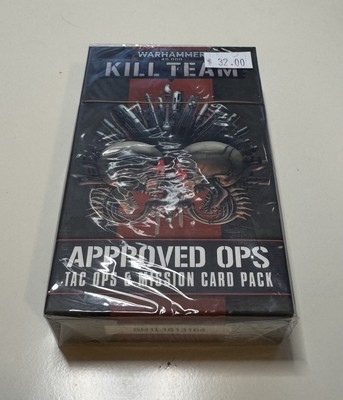 Kill Team Approved Ops Tac Ops & Mission Card Pack Warhammer--Sealed ...
