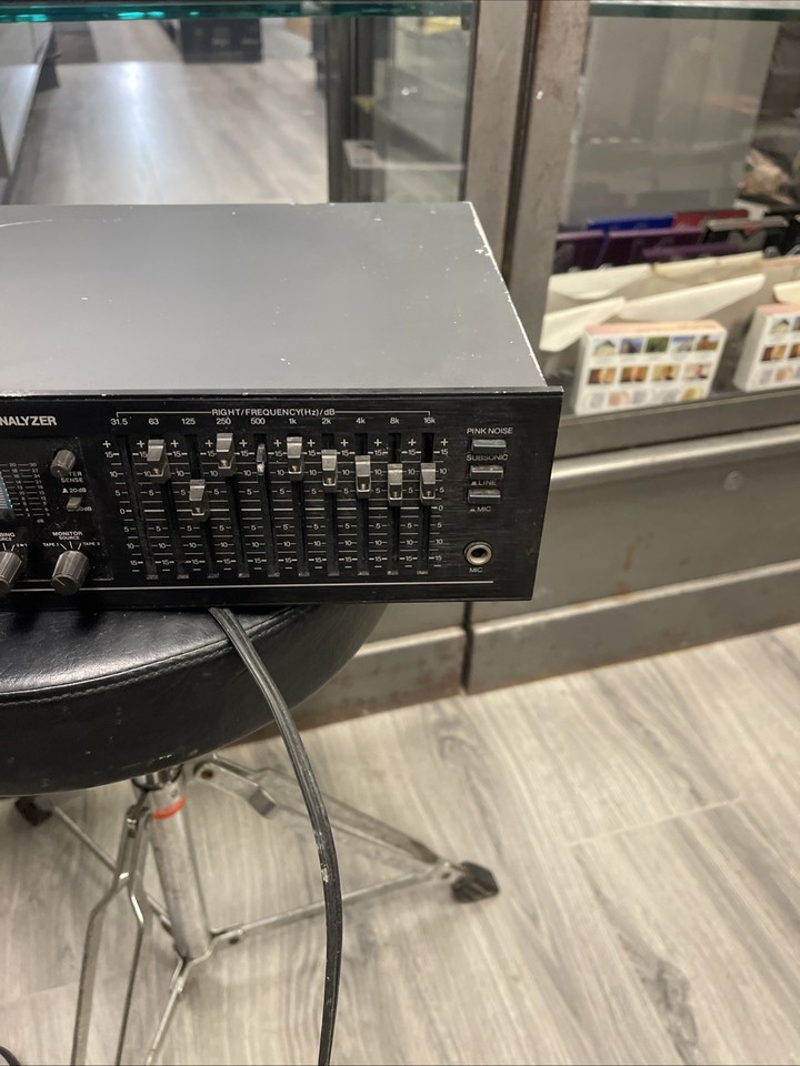 BSR Model EQ-3000 Stereo Frequency Equalizer Spectrum Analyzer POWERS ...