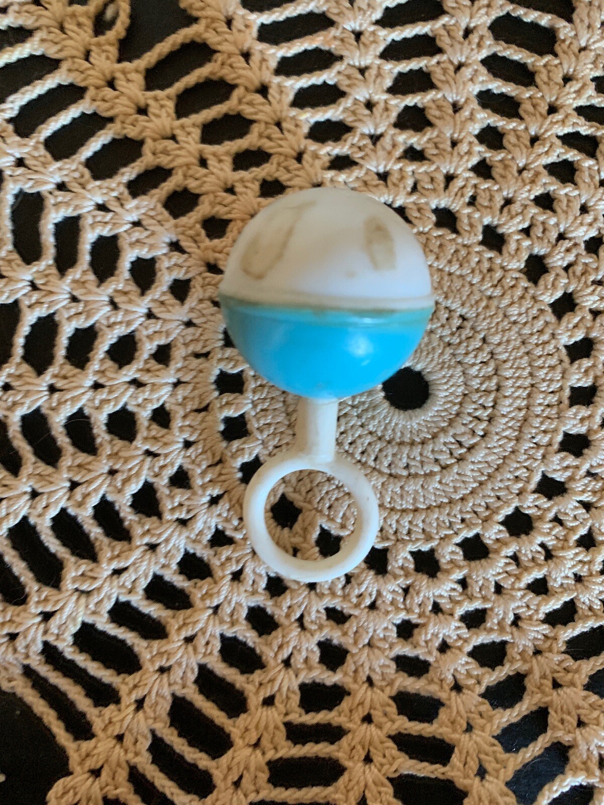 VINTAGE Pink & Blue Plastic Baby Doll Rattle Tiny Tears Betsy Wetsy Dy ...