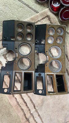 vintage truck parts/Chevrolet gauge cluster bezels / WOOD GRAIN | eBay