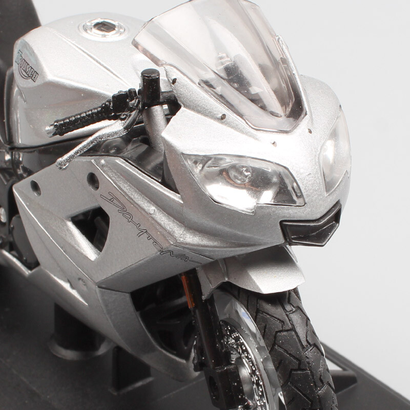 1:18 Scale Welly 2004 Triumph Daytona 600 Motorcycle Model Bike Toys ...