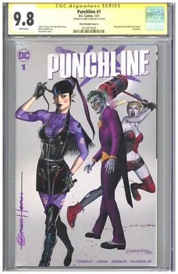 Punchline #1 CGC 9.8 SS Greg Horn Art Cover A Edition Full Signature DC ...