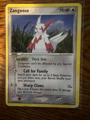 Zangoose - 25/108 - EX Power Keepers - Non-Holo Rare - Pokémon TCG 25/ ...