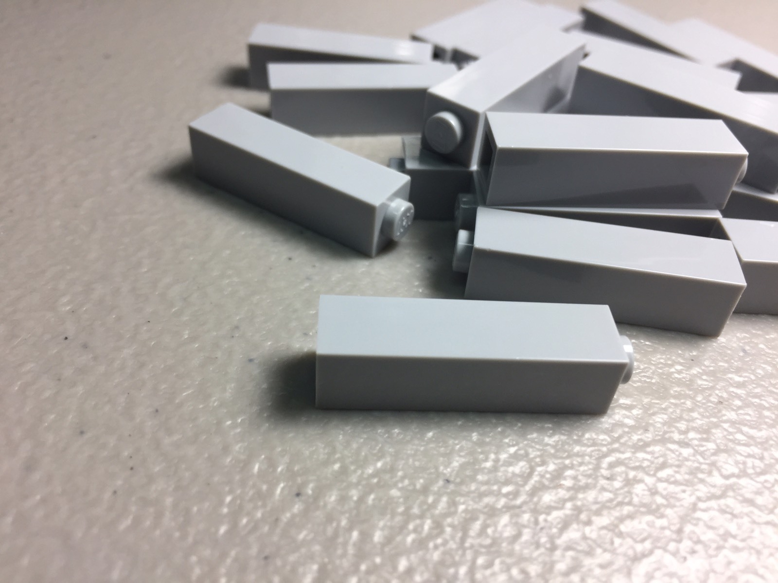 New LEGO Brick 1 x 1 x 3 Light Bluish Gray Column Bricks Authentic (x25 ...