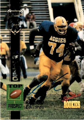 1994 Signature Rookies # Ron Edwards /7750 Bonus Auto | eBay