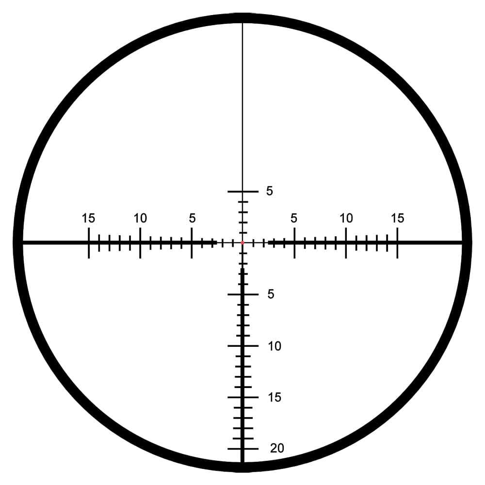 March F Shorty 1-10x24mm DR-1 Ret 0.1MIL Illum Riflescope D10SV24FDIMLN ...