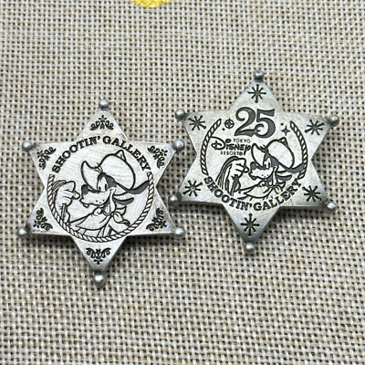 Tokyo Disney Resort Clip Shooting Gallery Goofy Silver TDR 25th set | eBay