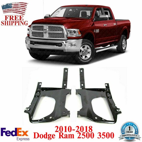 Front Bumper Brackets Left and Right Side For 2010-2018 Dodge Ram 2500 ...