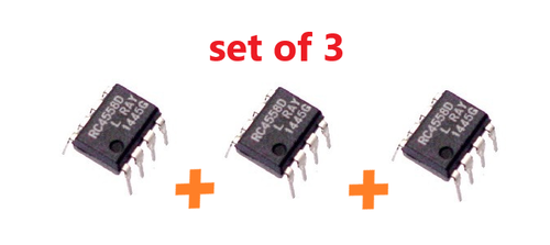 RC4558D Raytheon L RAY Dual OP Amp 3 pcs or 5 pcs RC4558 DIP-8 Raytheon ...