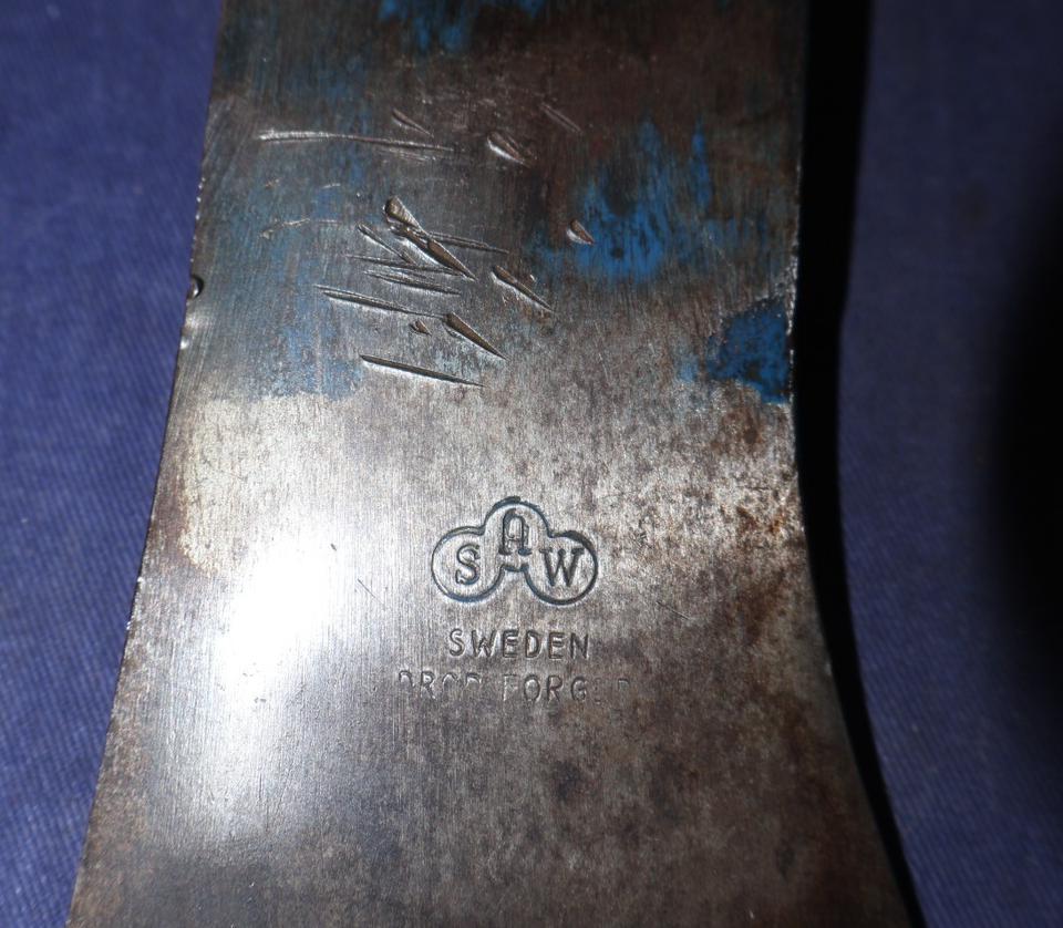 Wetterling SAW Stamped Drop Forged Sweden Hatchet 1lb 8 oz, Very Little ...