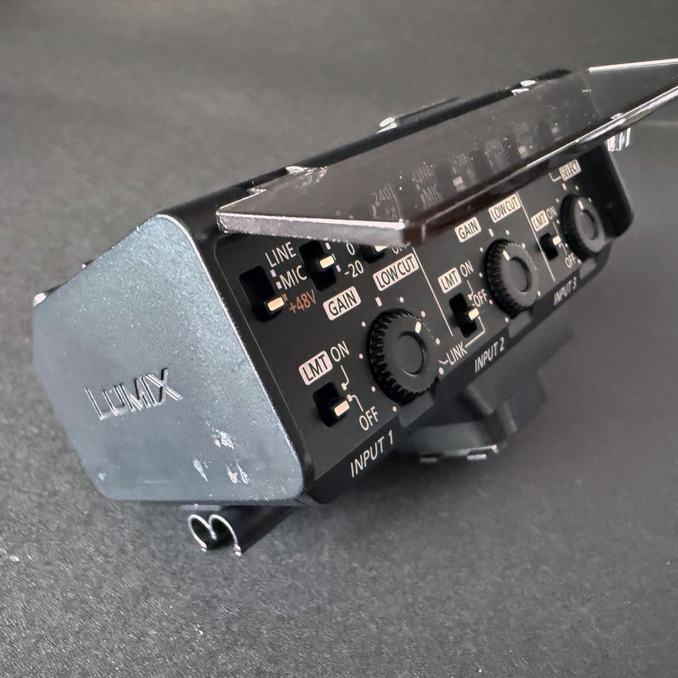 Panasonic DMW-XLR2 LUMIX XLR Audio Recording Mic Adapter Float 32bit ...
