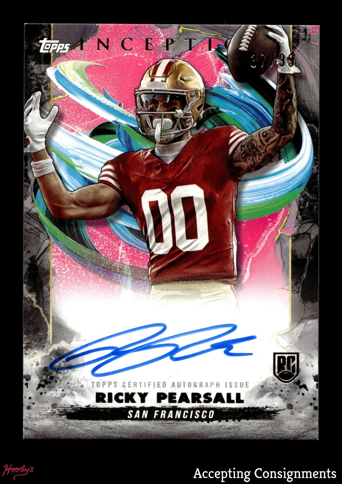 Ricky Pearsall 2024 Topps Inception #RA-RP Rookie Autographs - Magenta ...