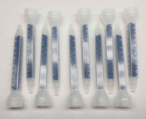 Lot of 10 Large 200ML Mixing Tips Static Nozzle Epoxy Polyurethane 2 Pt ...