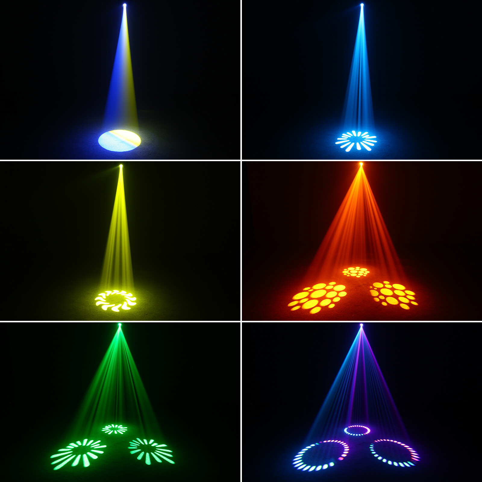 New 120W LED Moving Head Light DMX RGBW Gobo 3 prism Concert Stage Beam Lighting | eBay