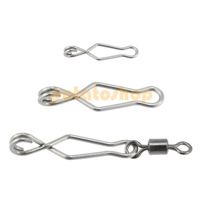 20/40X Quick Change Fishing Speed Clips Fishing Snap for Barrel Swivel ...