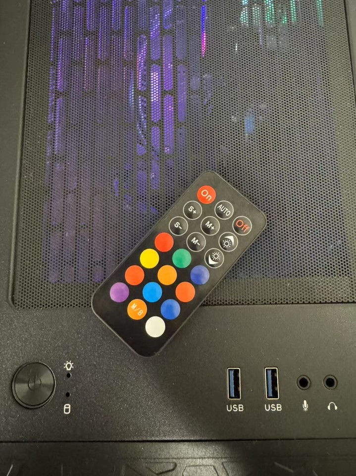 iBuyPower Desktop ARGB Lighting i7 64GB RAM SSD AMD RX580 Windows 11 ...