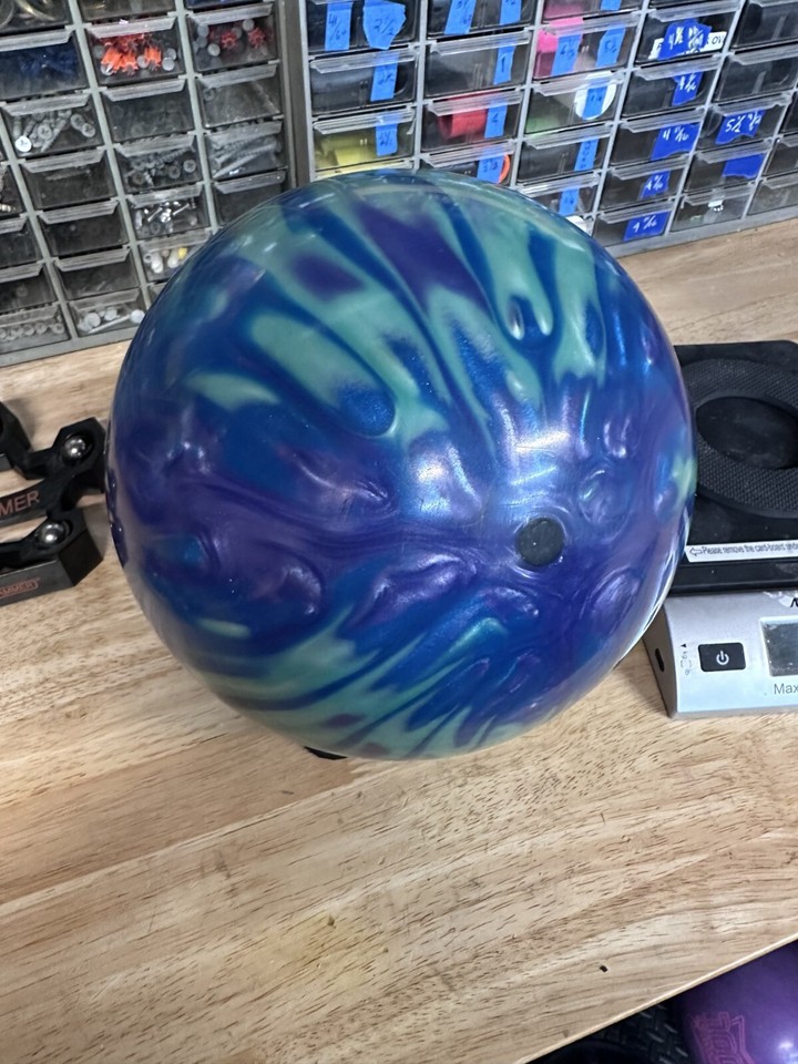 USED - Bowling Ball - 15lb Brunswick "BEYOND INFINITY" DRILLED WEIGHT ...