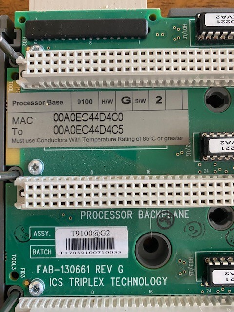 Rockwell Automation ICS Triplex T9100 AADvance Base Unit Processor | eBay