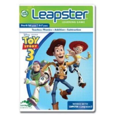 Toy Story 3 LEAP FROG LEAPSTER teach phonics math Woody game BOX works ...