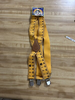 Vintage 90s 1993 Ruler Measuring Suspenders Tape Liars Worldwide ...